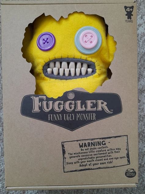 Fuggler Funny Ugly Monster 22cm Grumpy Grumps Yellow Felt Bnib £12 00 Picclick Uk