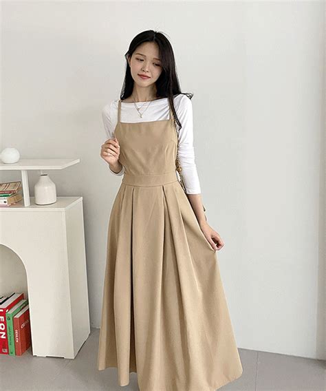 아니타 스퀘어넥 가을 간절기 봄 리본 뷔스티에 주름 플레어 롱원피스 하객룩 오피스룩 출근룩 데이트룩 결혼식 대학생 개강룩 레이어드 나들이룩 에이블리