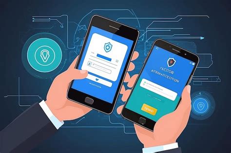 Twofactor Authentication Concept Illustration Premium Ai Generated Image