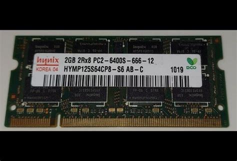 Hynix PC2-6400 2GB SO-DIMM 800 MHz PC2-6400 DDR2 Memory ...