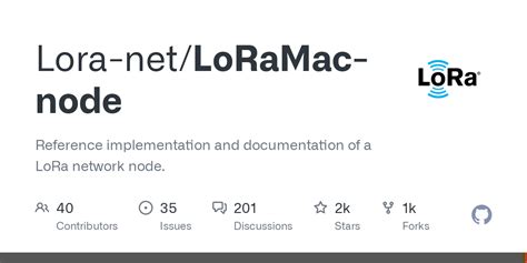 github lora net loramac node reference implementation and