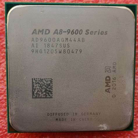 AMD A8-9600 Quad-core 3.1 GHz 2M 65W Socket AM4 CPU Processor ...