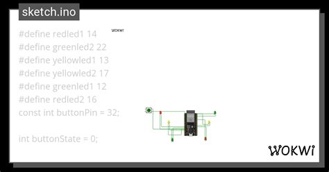 Traficlight Button Controller Wokwi Esp32 Stm32 Arduino Simulator