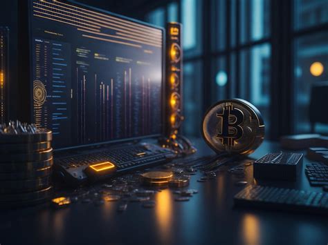 Premium Ai Image 3d Rendering Of A Room With Lots Of Computer Monitors With Financial Charts