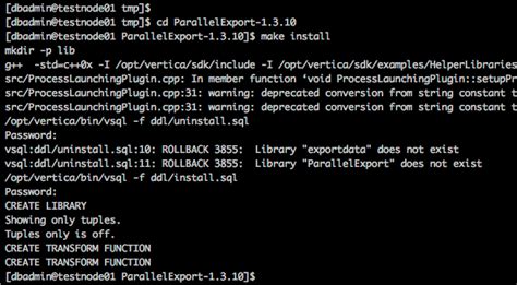 Exporting Vast Amounts Of Data Using Parallel Export For Hpe Vertica