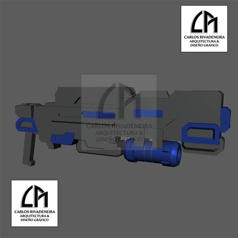 Gundam Complete Set Of Blasters 3d Model 3d Printable Cgtrader