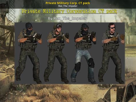 Private Military Corp Ct Pack Mod For Counter Strike Source Css Mods