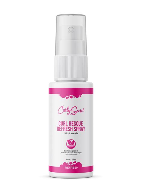 Curl Rescue Refresh Spray For All Hair Types Curly Secret