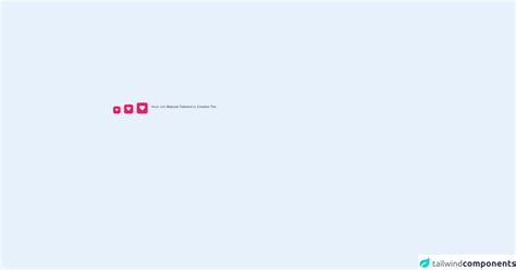 Tailwind Css Icon Button Sizes By Material Tailwind
