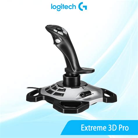 Jual Logitech Extreme 3d Pro Joystick Flight Simulator Untuk Pc Garansi 3 Tahun Shopee Indonesia
