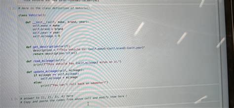 Solved Xd00 Markdown Python 11 Modify The Class Definition