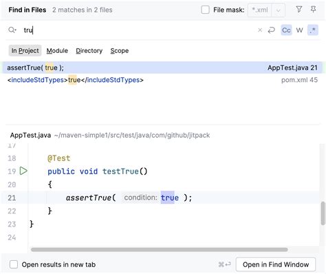 Search And Replace A Target Within A Project Intellij Idea Documentation