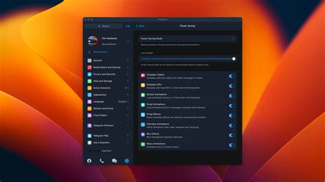 telegram app for mac gains new power saving mode macrumors