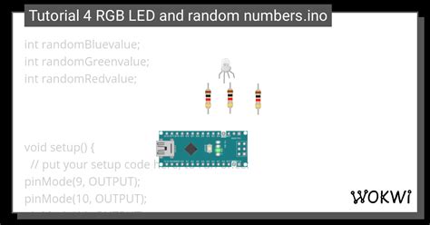 tutorial 4 rgb led and random o wokwi esp32 stm32 arduino