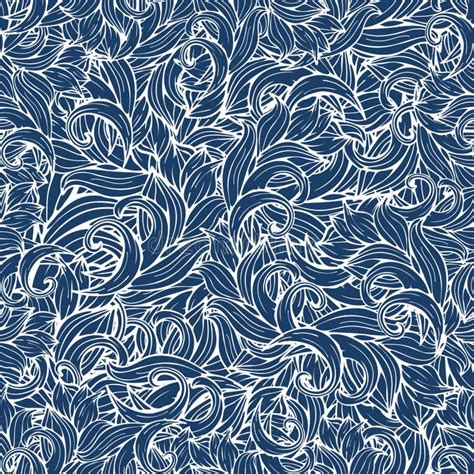 Seamless Patterns Stylized Waves Stock Illustrations 217 Seamless Patterns Stylized Waves