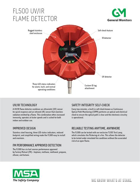 Uv Ir Flame Detector Catalogue Pdf Ultraviolet Infrared