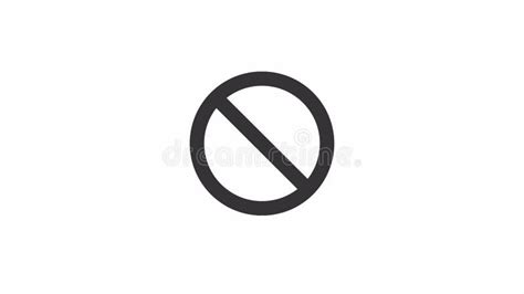 Animated Blocked Linear Ui Icon Stock Footage Video Of Internet Authorization