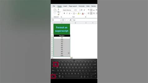Add Superscript In Seconds Exceltips Exceltricks Excelhacks Excel Exceltutorial Youtube