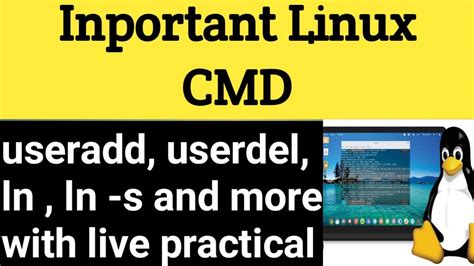 Linux Important Cmd Useradd Userdel Gruopadd Ln Ln S Hardlink