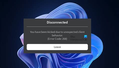 Roblox Unexpected Client Behavior