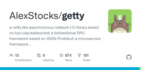 Github Alexstocks Getty A Netty Like Asynchronous Network I O Library Based On Tcp Udp