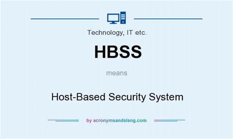 Hbss Host Based Security System In Technology It Etc By