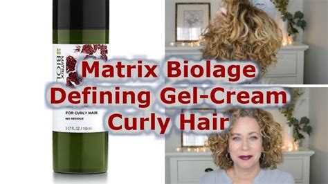 Matrix Biolage Defining Gel Cream Curly Hair Review Are You Looking For The Perfect Curl Are