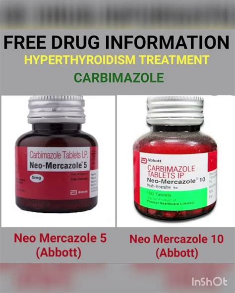 Medicine Used For The Treatment Of Hyperthyroid Youtube