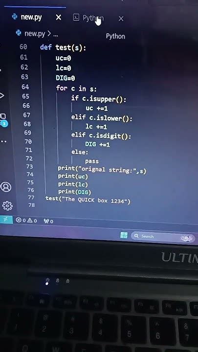 Check Uppercase Lowercase And Digit In String Using Function Function