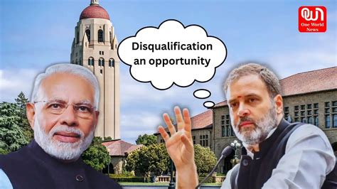 Rahul Gandhi Reflects On Disqualification And Speaks Out Against Pm Modi At Stanford University