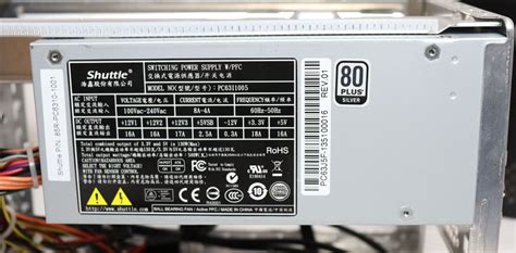 Shuttle Xpc Case Mini Itx Mit 500w Netzteil Gebraucht In Frick Für Chf 25 Mit Lieferung