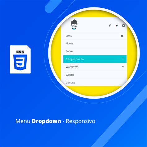 Loop Nerd Menu Dropdown Responsivo Html Css Facebook