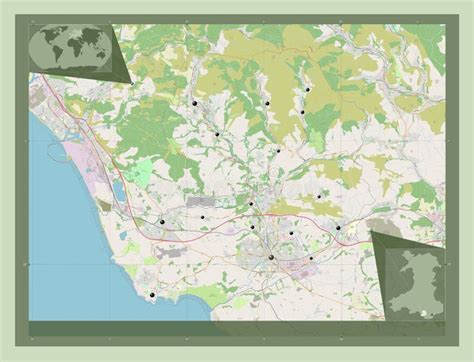 Bridgend Wales Great Britain Osm Major Cities Stock Illustration Illustration Of Capital