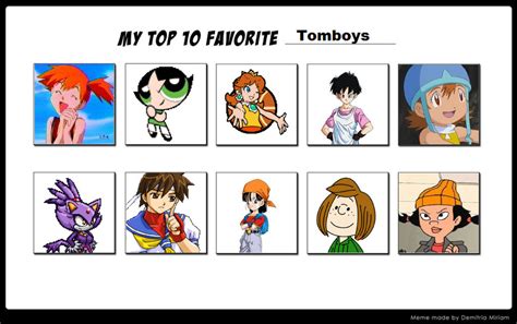 My Top 10 Favorite Tomboys By Beewinter55 On Deviantart