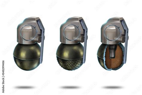 Collection Of Realistic Fragmentation Grenades Rgn And Rgo 3d