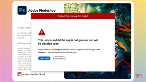 Fix This Unlicensed Adobe App Is Not Genuine And Will Be Disabled Soon