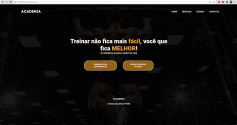 Github Befujarra Site De Academia Um Projeto De Site De Uma Academia De Rede