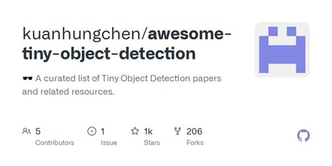 Github Kuanhungchenawesome Tiny Object Detection 🕶 A Curated List Of Tiny Object Detection