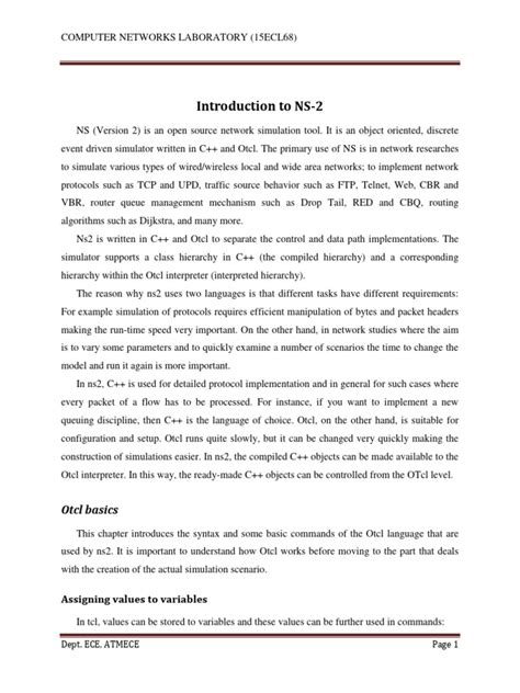 Cn Lab Manual 18ecl68 Vtu Pdf Routing Computer Network
