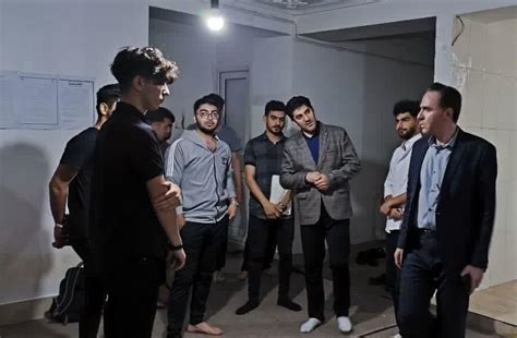بازدید معاون دانشجویی دانشگاه بناب از خوابگاه پسران روابط عمومی دانشگاه بناب