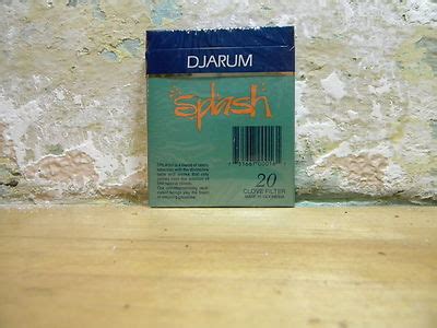 Vintage Cigarette Pack Djarum Splash Full Pack Free Shipping 459981200