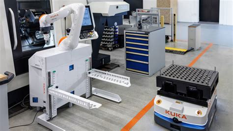 Machine Loading With Cobot Kuka Ag