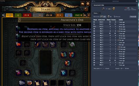 Wrong Poeninja Prices · Issue 1092 · Snosmeawakened Poe Trade · Github