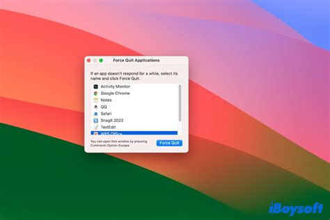 Learn Force Quit Keys On Mac What To Do If They Won T Work