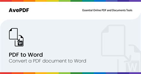 PDF Ke Word Konversi PDF Ke DOCX Online Gratis AvePDF