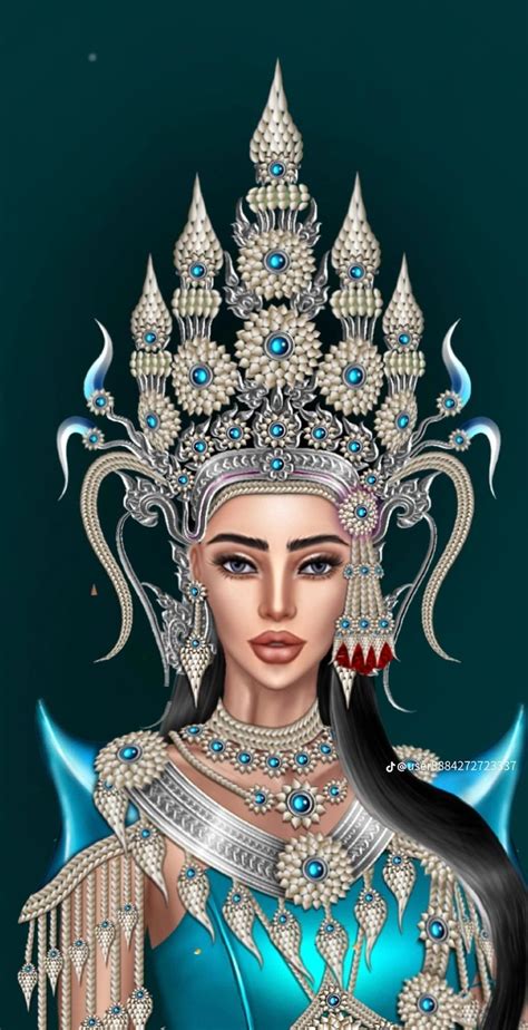 Cambodia 🇰🇭 Angkor Costume Apsara Crown Tattoo Creating Khmer