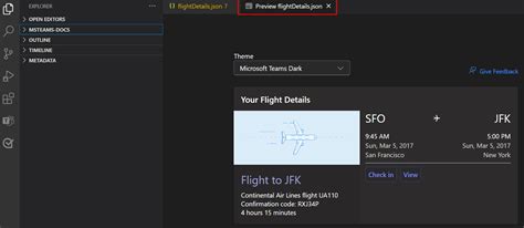 Adaptive Card Previewer Overview Teams Microsoft Learn