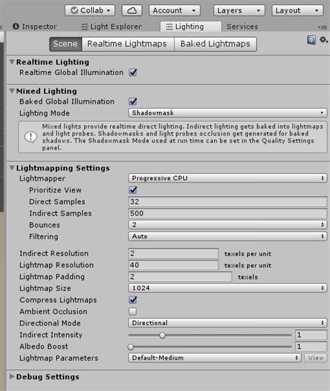 Lighting Environment Tab Is Missing Unity Engine Unity Discussions