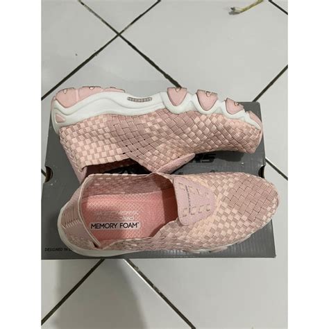 Jual Sepatu Skechers D Lites Warna Pink Skechers Dlites Original Shopee Indonesia