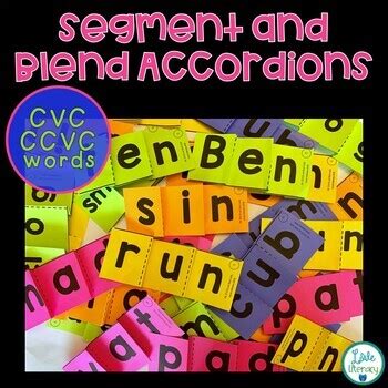 Segmenting And Blending Activitiy CVC And CCVC Words By Love Literacy